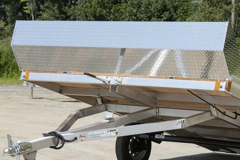 2023 Snopro 12′ Xtreme 2 Place Aluminum Tilt Snowmobile Trailer w/Salt ...