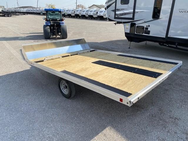 2023 Snopro 12′ Xtreme 2 Place Aluminum Tilt Snowmobile Trailer w/Salt ...