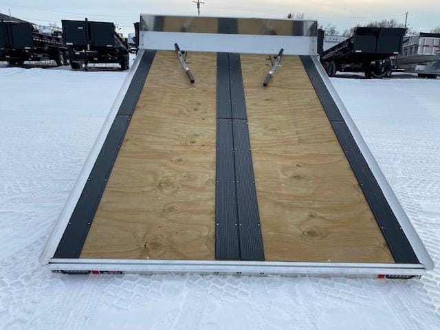2023 Snopro 12′ Xtreme Aluminum 2 Place Snowmobile Trailer 3K With Ski ...