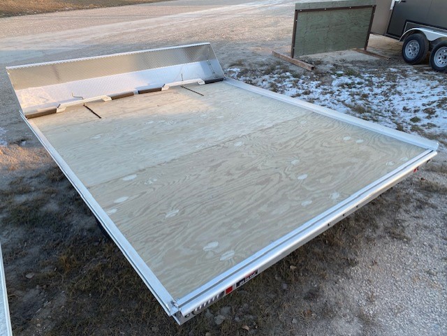 2023 Snopro 10′ X’treme 2 Place Tilt Aluminum Snowmobile Trailer w/Salt ...