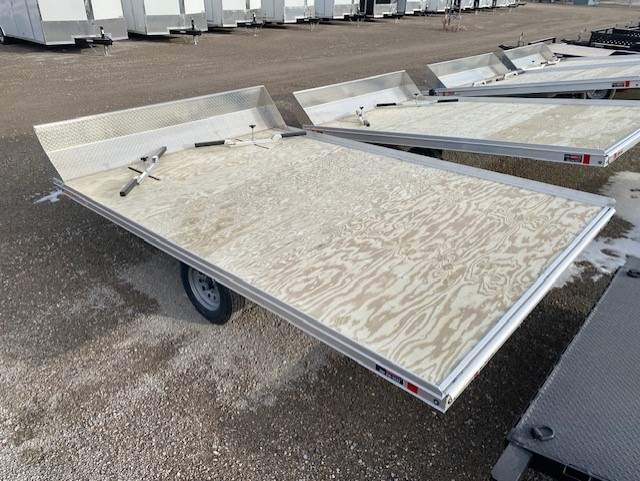 2023 SnoPro 12′ Xtreme Aluminum Snowmobile Tilt Trailer w/Salt Shield ...