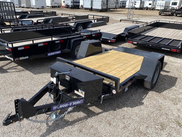 2024 Sure-Trac 62″ X 10′ Single Axle Tilt Bed Equipment Trailer 6K ...