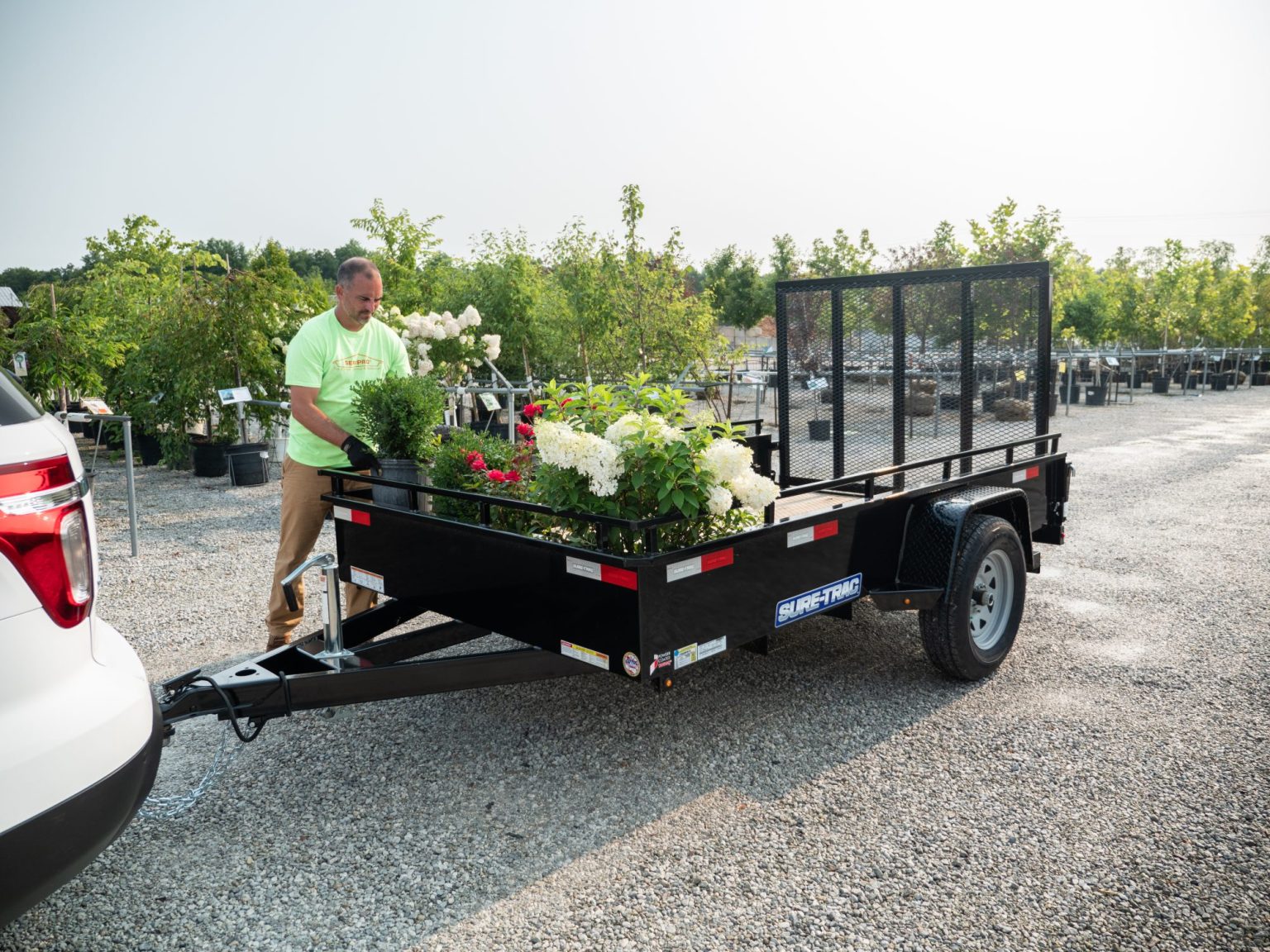 2025 Sure-Trac 7 X 12 Steel High Side Utility Trailer 5K Elec. Brakes ...