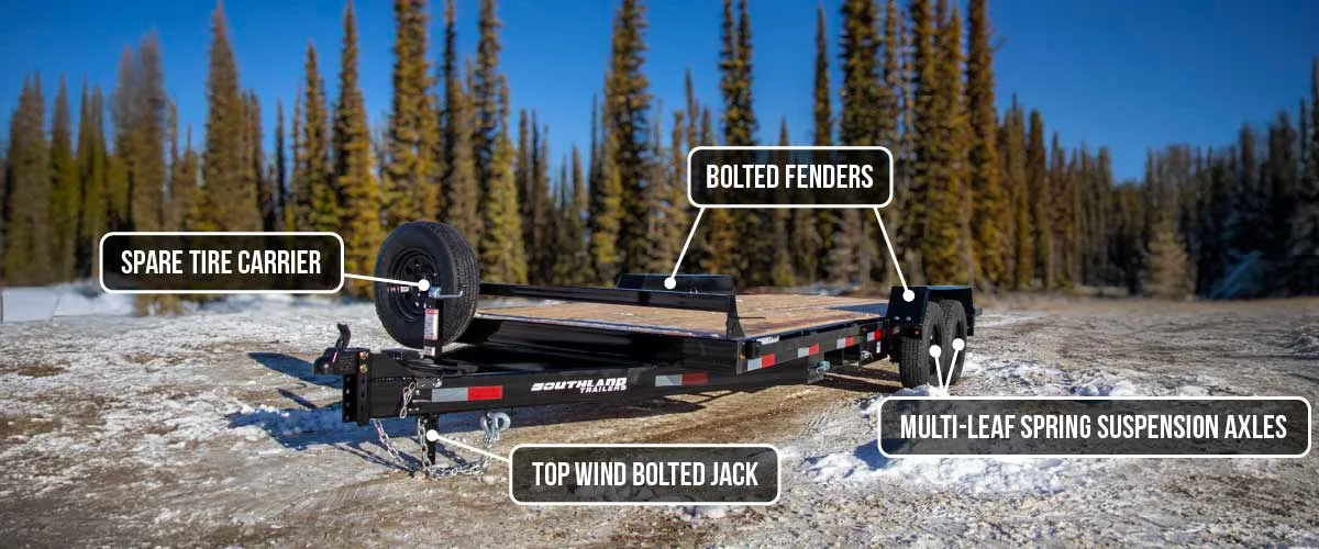 2026 Southland 7 X 18 Open Car Hauler Trailer 10K – Steinbach Trailers & RV