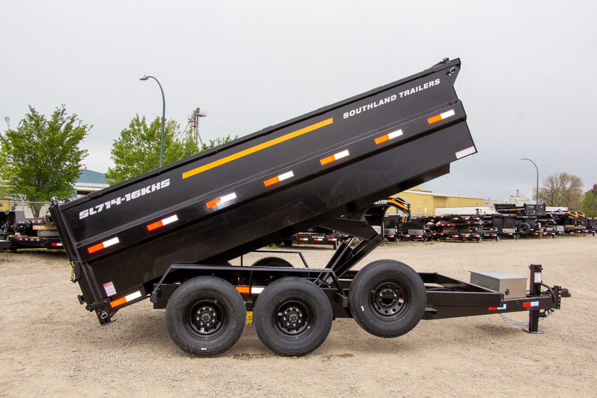 2026 Southland 7 x 14 High Side Scissor Lift Hydraulic Dump Trailer 16K ...